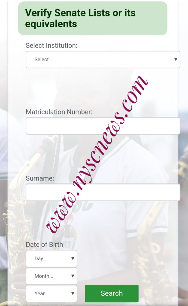 NYSC Mobilization list - NYSC NEWS