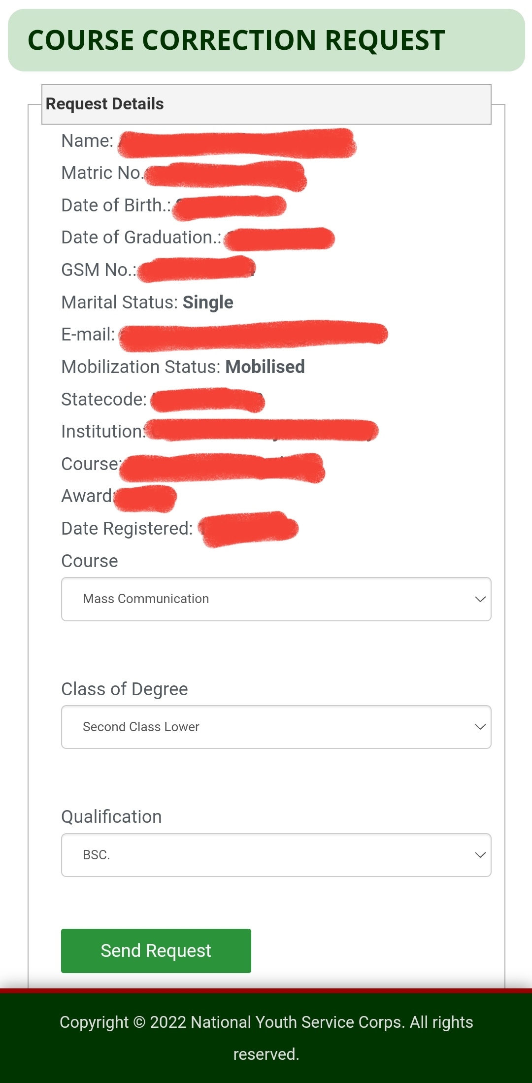 My NYSC Dashboard – Official Fast Link